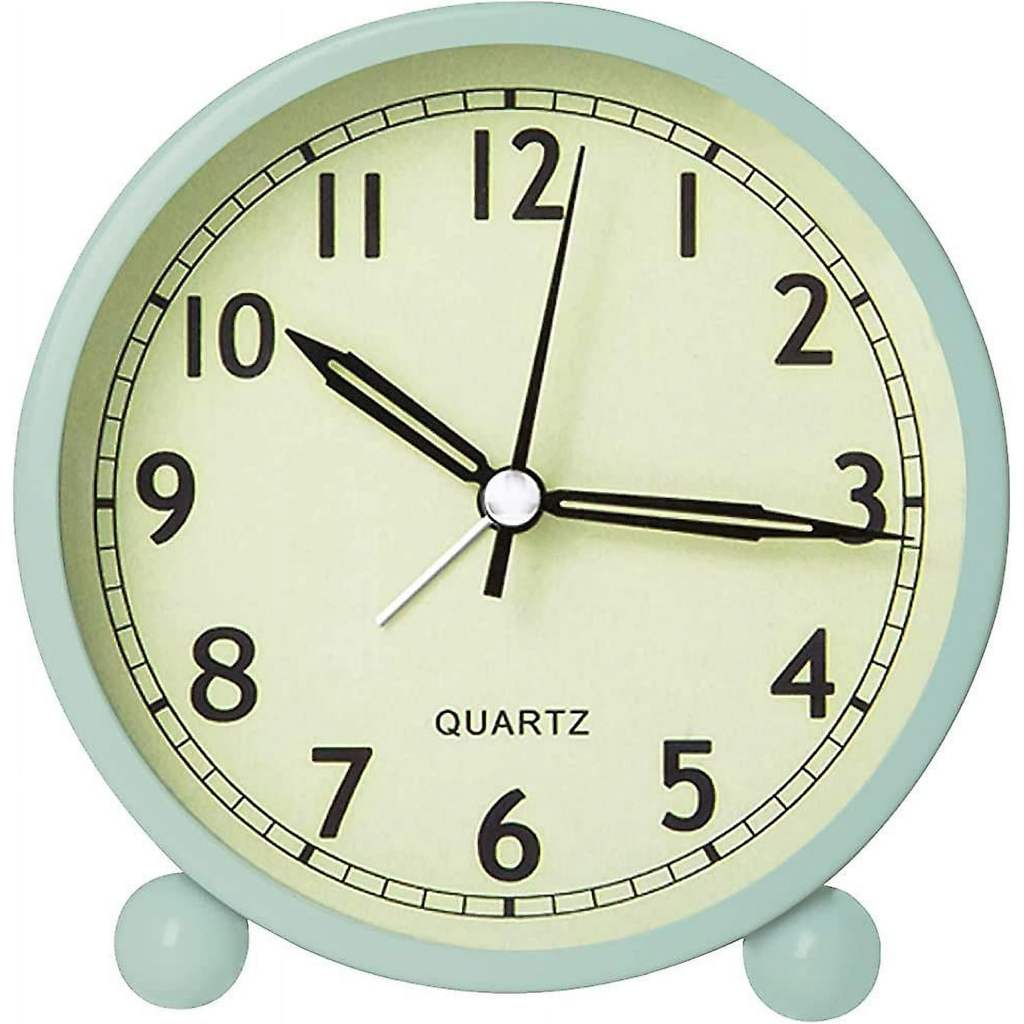 Click here for Yeater Alarm Clock Bedside  Non Ticking Analog Rou... prices