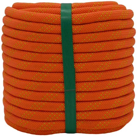 Braided Polyester Arborist Rigging Rope (3/8" X 100') Strong Pulling ...