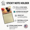 BDKWID-American Bison Sticky Note Holder Refillable Dispenser Self ...