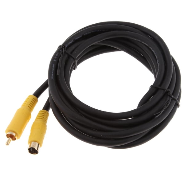 Cable de video SCA RCA S-Video Al Conector Chapado en Oro Del Cable RCA ...