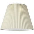 "Springcrest Large Lamp Shade, Ivory Pleated, Spider Fitting, 11""x19 ...