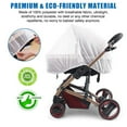 Baby Mosquito Net for Stroller Bug Protection Mesh Cover, White ...