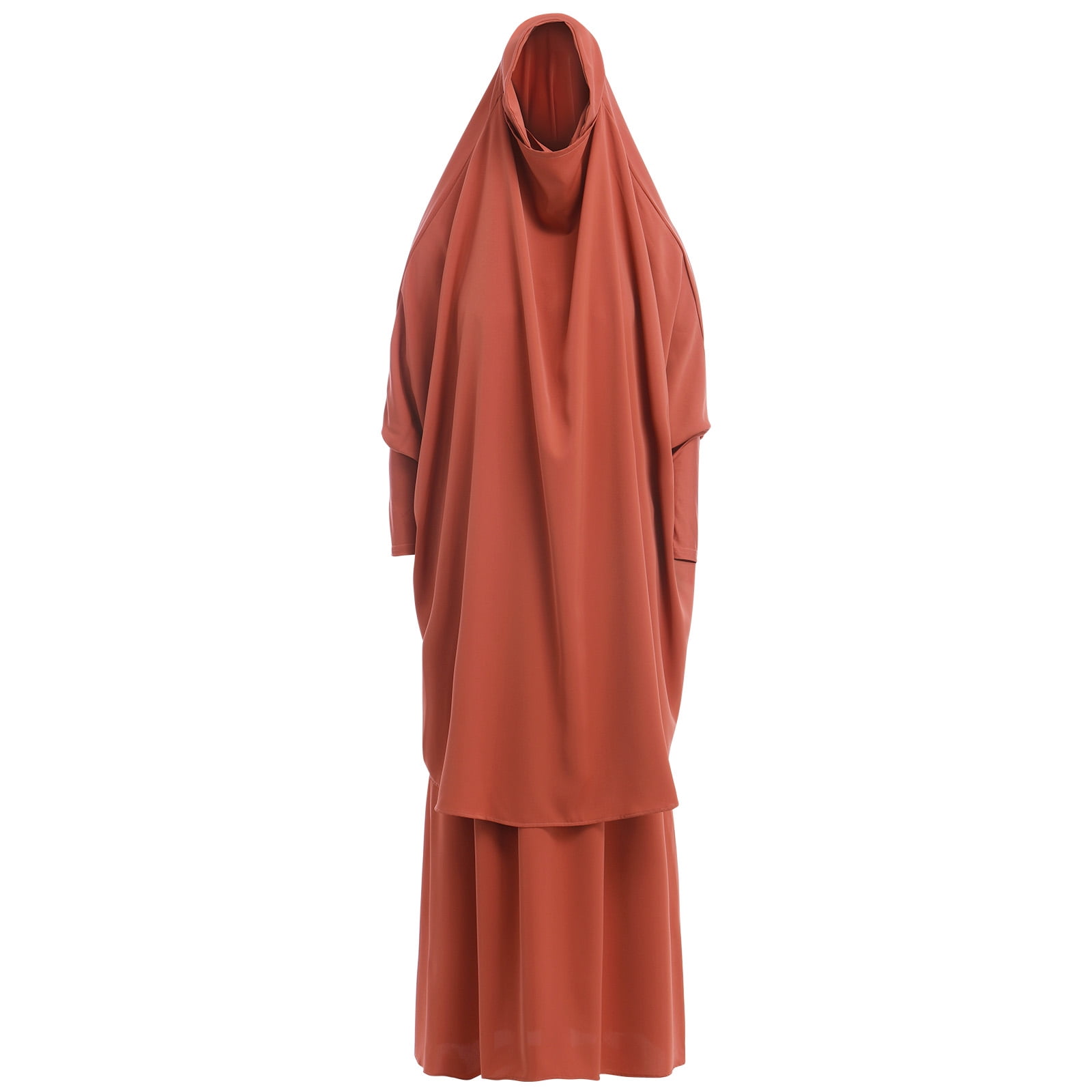 IBTOM CASTLE Women's Muslim Prayer Dress Hijab Scarf Eid Prayer Jilbab ...