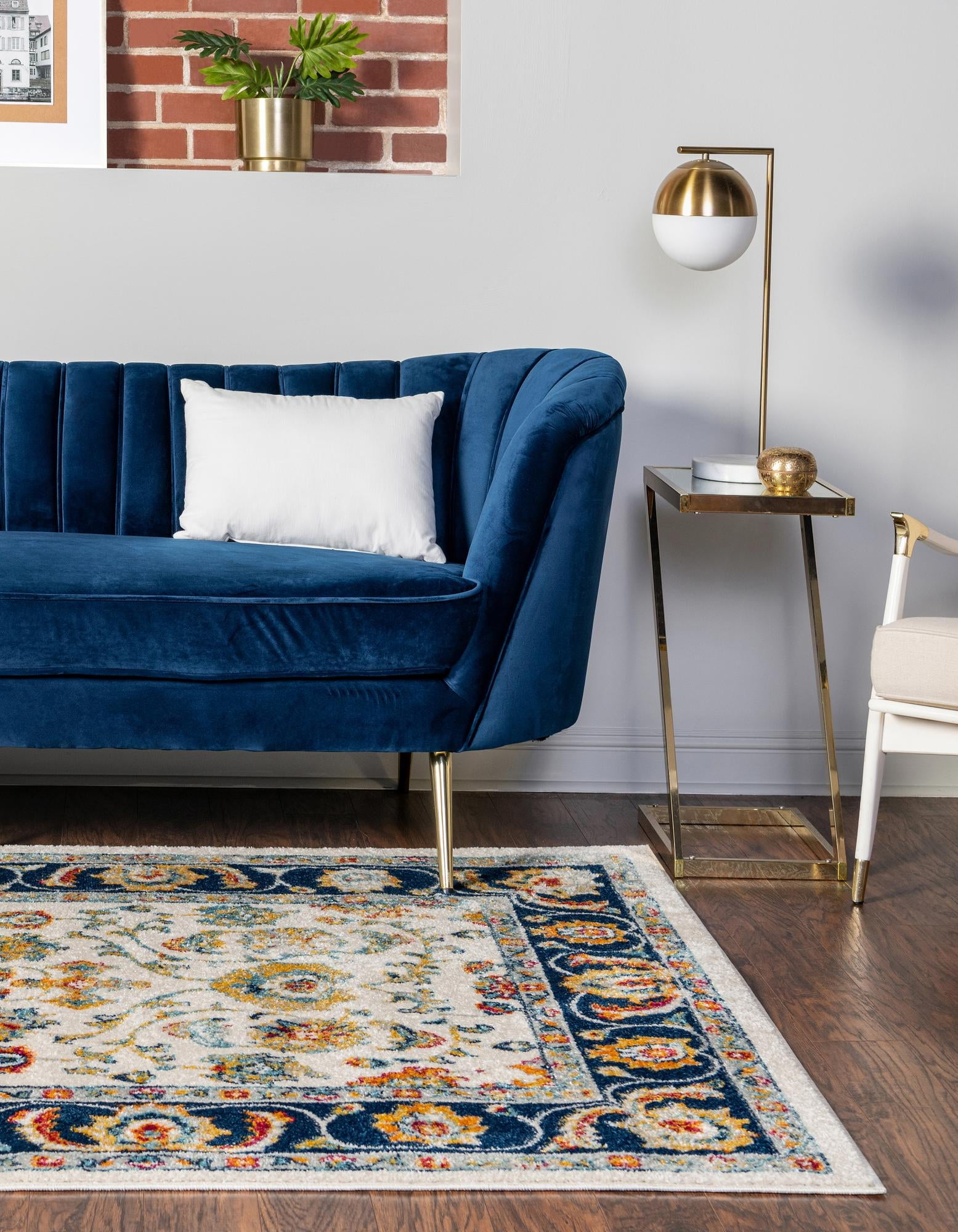 Rugs.com Aurelia Collection Rug – 5' x 8' Multi Medium-Pile Rug Perfect ...