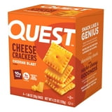 Quest Cheese Crackers Cheddar Blast flavor with 10g Protein and 5g Net ...