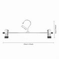 20/40/60pcs Metal Pants Hanger With Adjustable Clip, Non-slip Skirt ...
