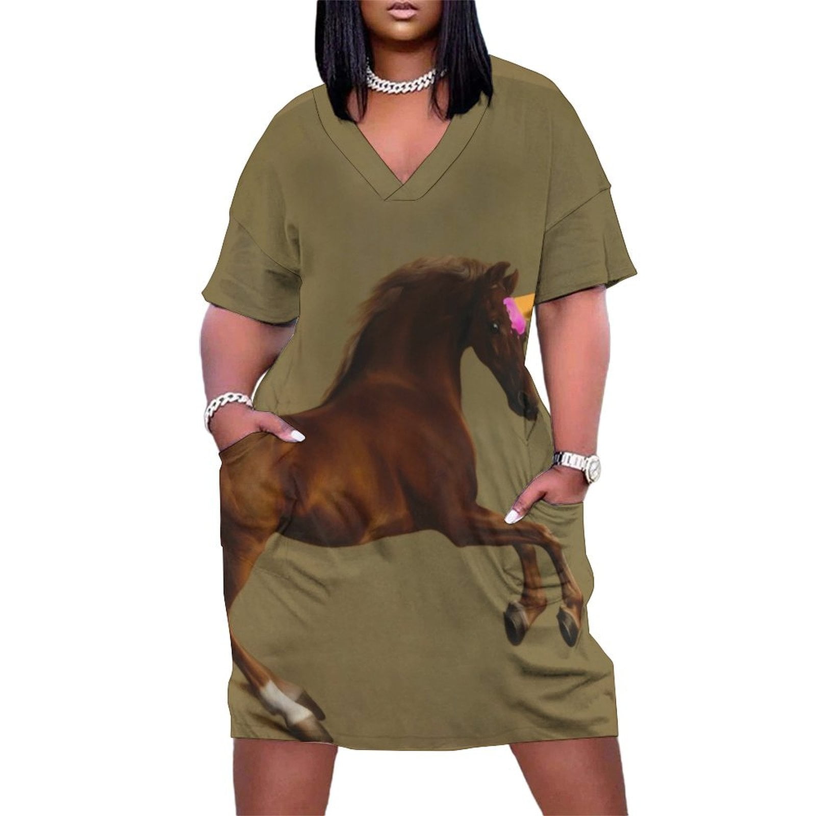 Sultly-Chaqueta de silbato en mal estado vestido holgado con bolsillo helado io ropa de ...