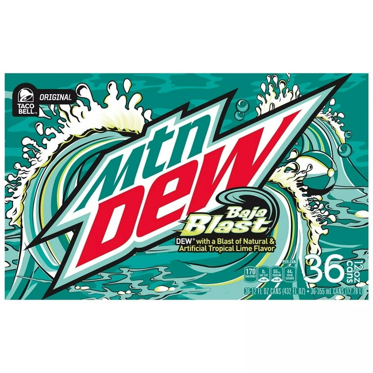 Mountain Dew Baja Blast 12 Pack
