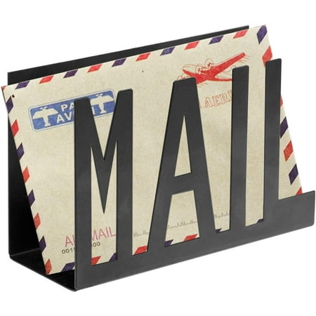 Metal Mail Sorter Organizer Countertop, Mail Letter Holder for Desktop ...
