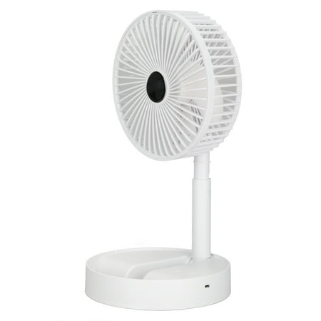 Table Folding Fan, 180 Degrees Angle Portable Telescopic Fan Adjustable ...