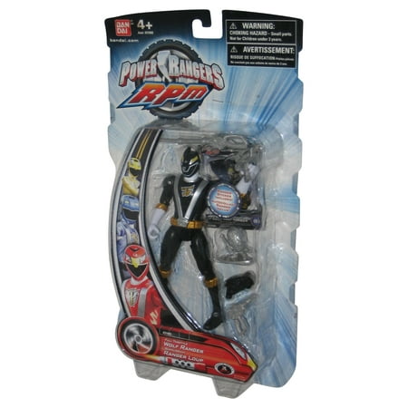 Power Rangers RPM Full Throttle Black Wolf Ranger (2009) Bandai Action ...
