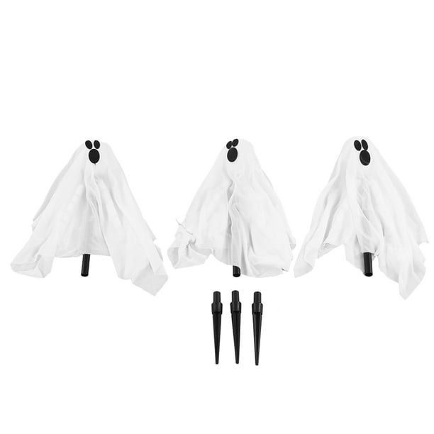 Light Up Ghost,Lighted Ghost Stakes White Halloween Ghost Yard Stake ...