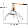 KFFKFF Hydraulic Puller, Max Capacity 15 Ton Wheel Bearing Puller ...