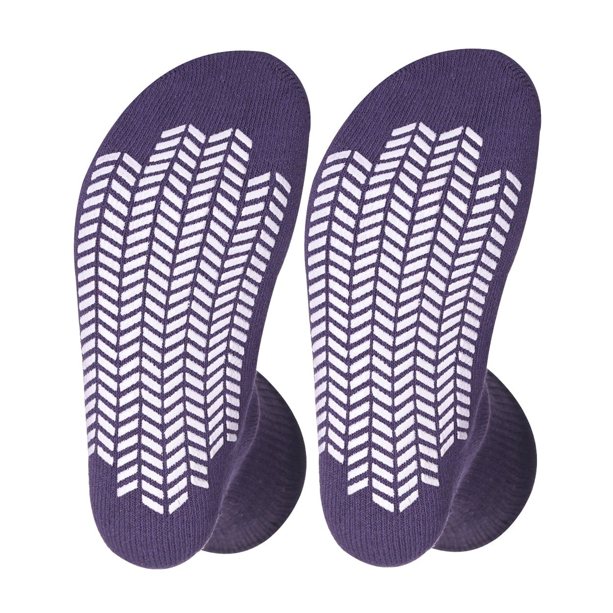 2 pairs Diabetic Socks Unisex - Men's and Women Non Skid Hospital Loose ...