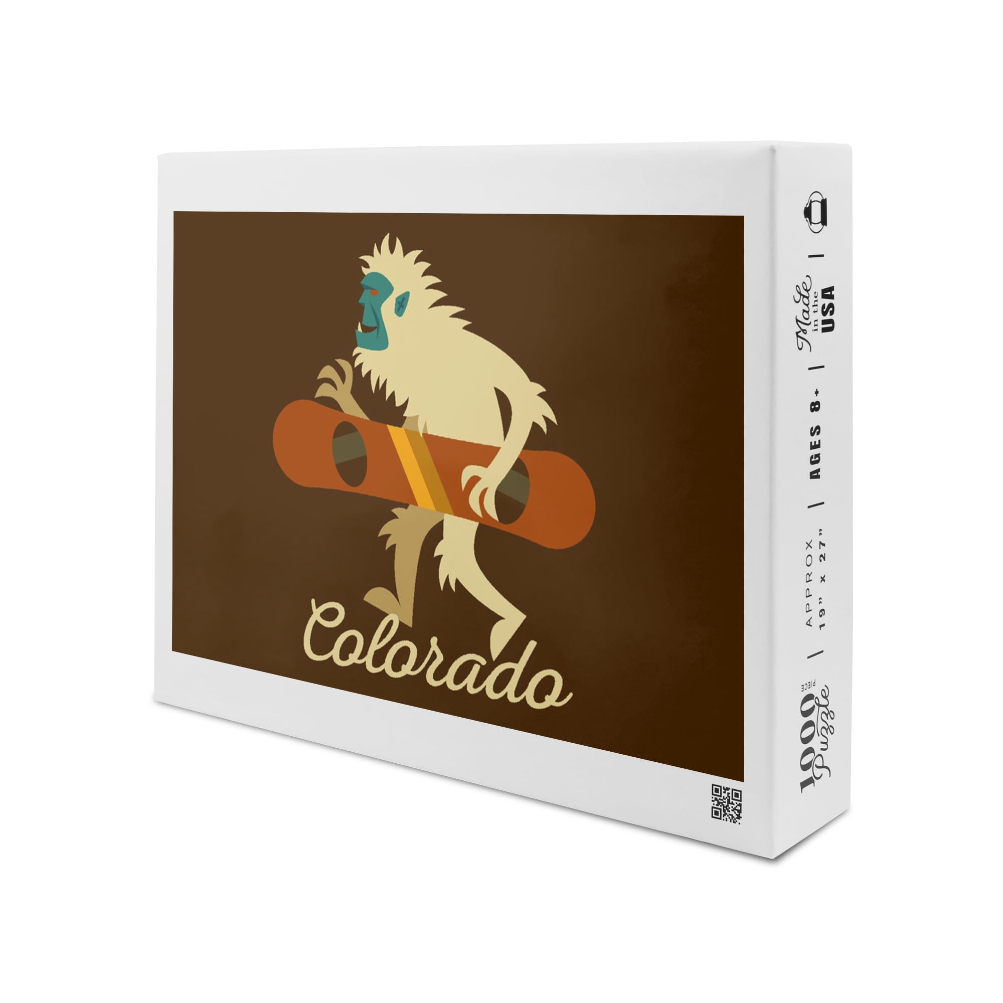 Colorado, Yeti Geometric (1000 Piece Puzzle, Size 19x27, Challenging ...