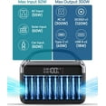 Portable Power Station 300W (600W Peak), 192Wh (60,000mAh) Mini Solar ...