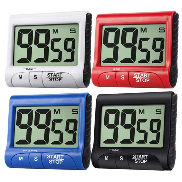 4pcs/set Timer Digital Display Kitchen Timer Electronic Mini Countdown ...