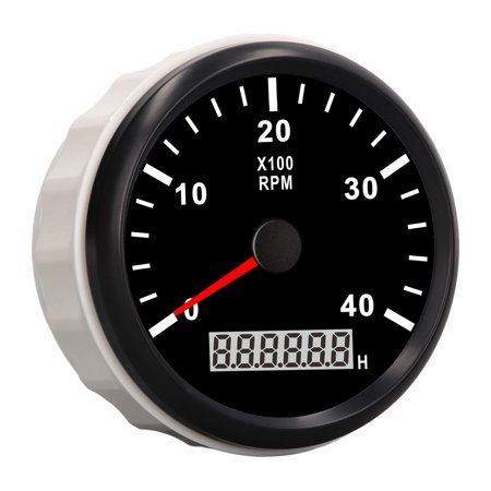 Boat Tachometer, Tachometer Gauge Accurate 85mm/3.35in Professional ...