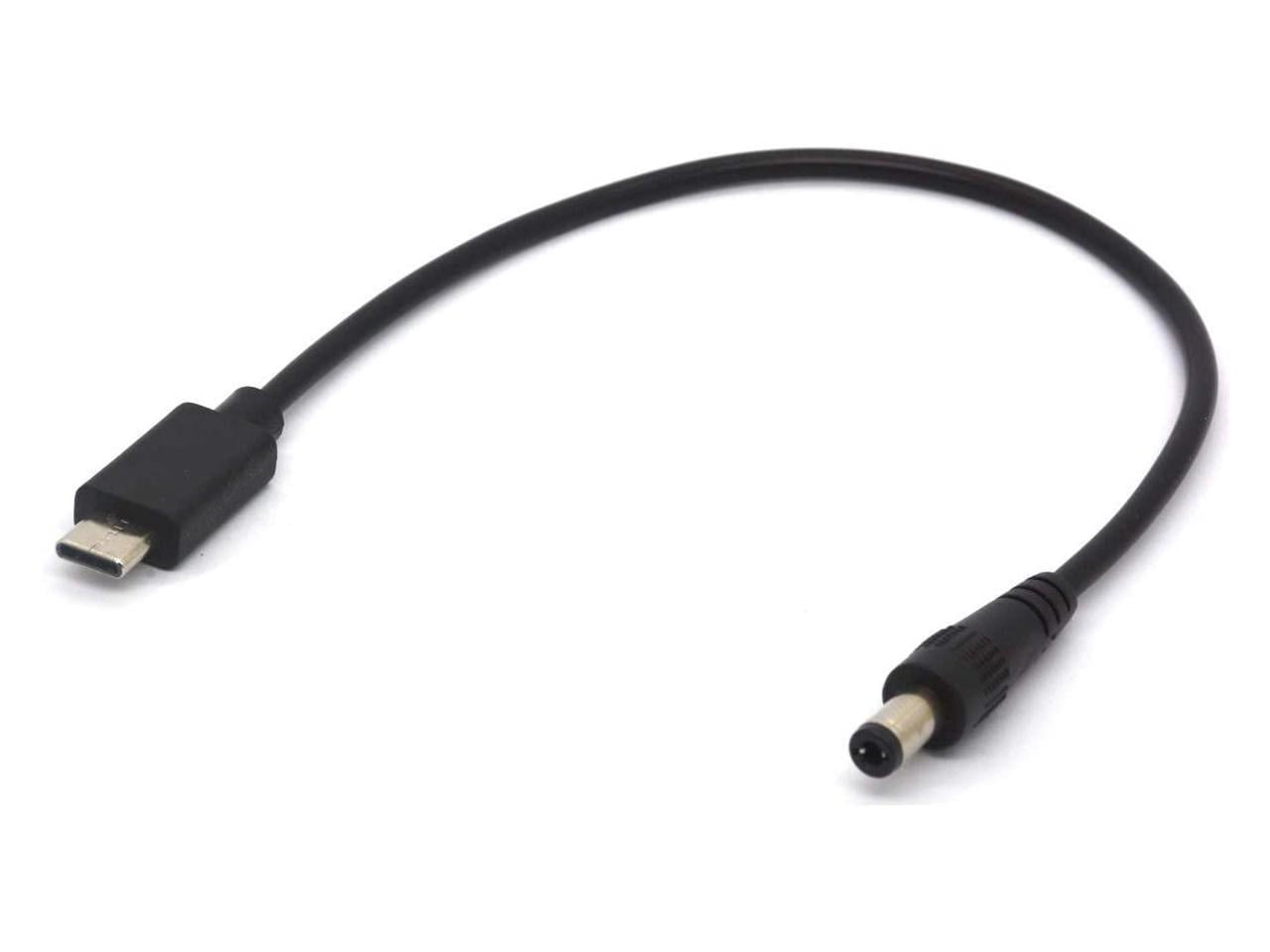 USB Type C to DC Cable - USB-C Male to DC 5.5 x 2.5 Male Power Plug For ...