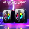 vankin RGB LED Computer Speakers with Stereo Sound, USB and 35mm AUX ...