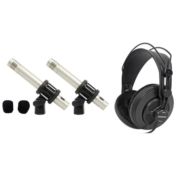 Samson C02 Pair Pencil Condenser Studio Recording Microphones Mics ...