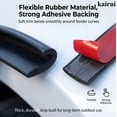 10FT / 3M L-Shaped Car Fender Flare Strip, Black Rubber Wheel Eyebrow ...