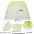 6 Pack Colored Mesh Food Cover Tents by , Reusable and Collapsible ...