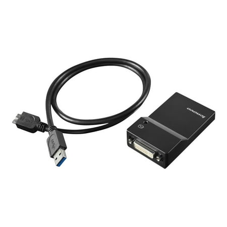 Lenovo USB 3.0 to DVI/VGA Monitor Adapter - External video adapter ...