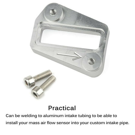Mass Air Flow Sensor Bung 6061 Aluminum MAF Mount Weld Flange Mass Air ...