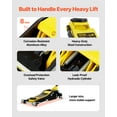 VEVOR Ton Low Profile Floor Jack, Aluminum and Steel Racing Floor Jack ...