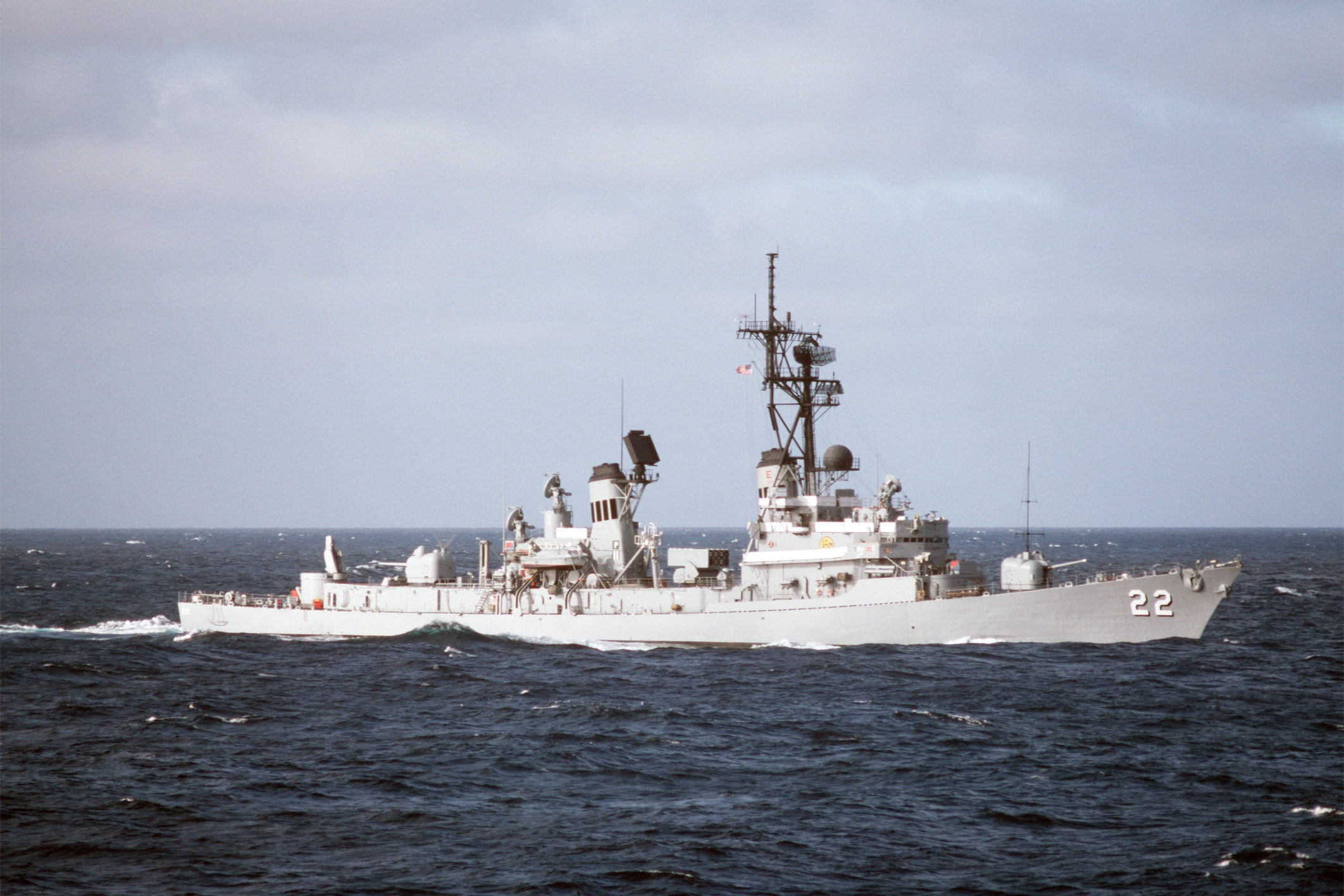 24x36 gallery poster, USS Benjamin Stoddert (DDG-22) 1986 - Walmart.com