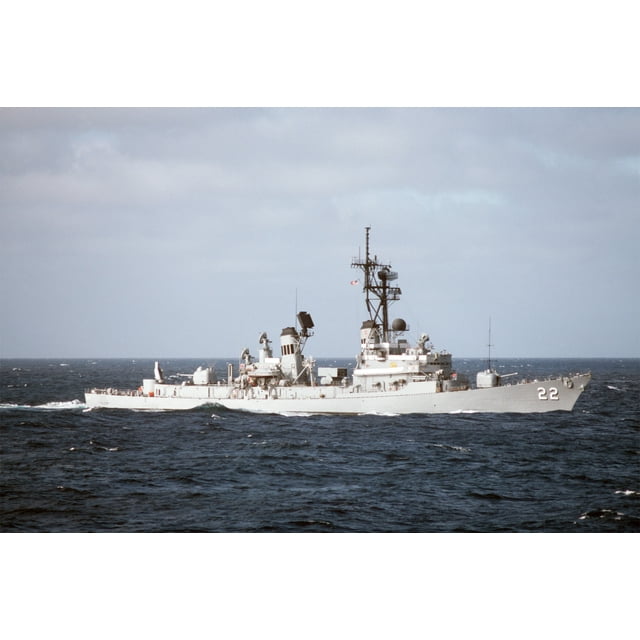 24x36 gallery poster, USS Benjamin Stoddert (DDG-22) 1986 - Walmart.com