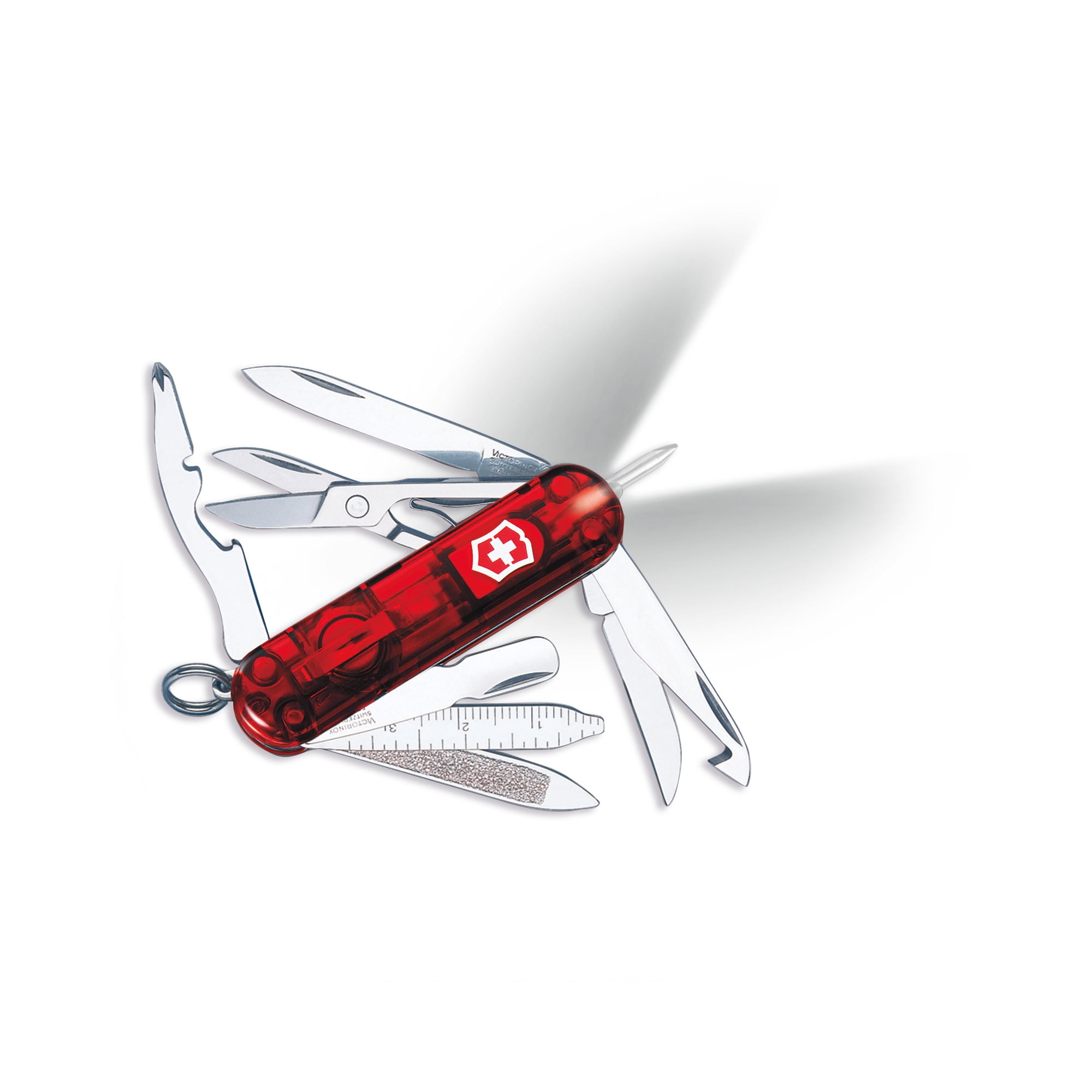 Victorinox Midnite MiniChamp 17 Function Ruby Pocket Knife - Walmart.com