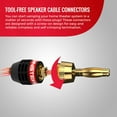 Monster XP QuickLock Connectors - Best Banana Speaker Wire Plugs for ...