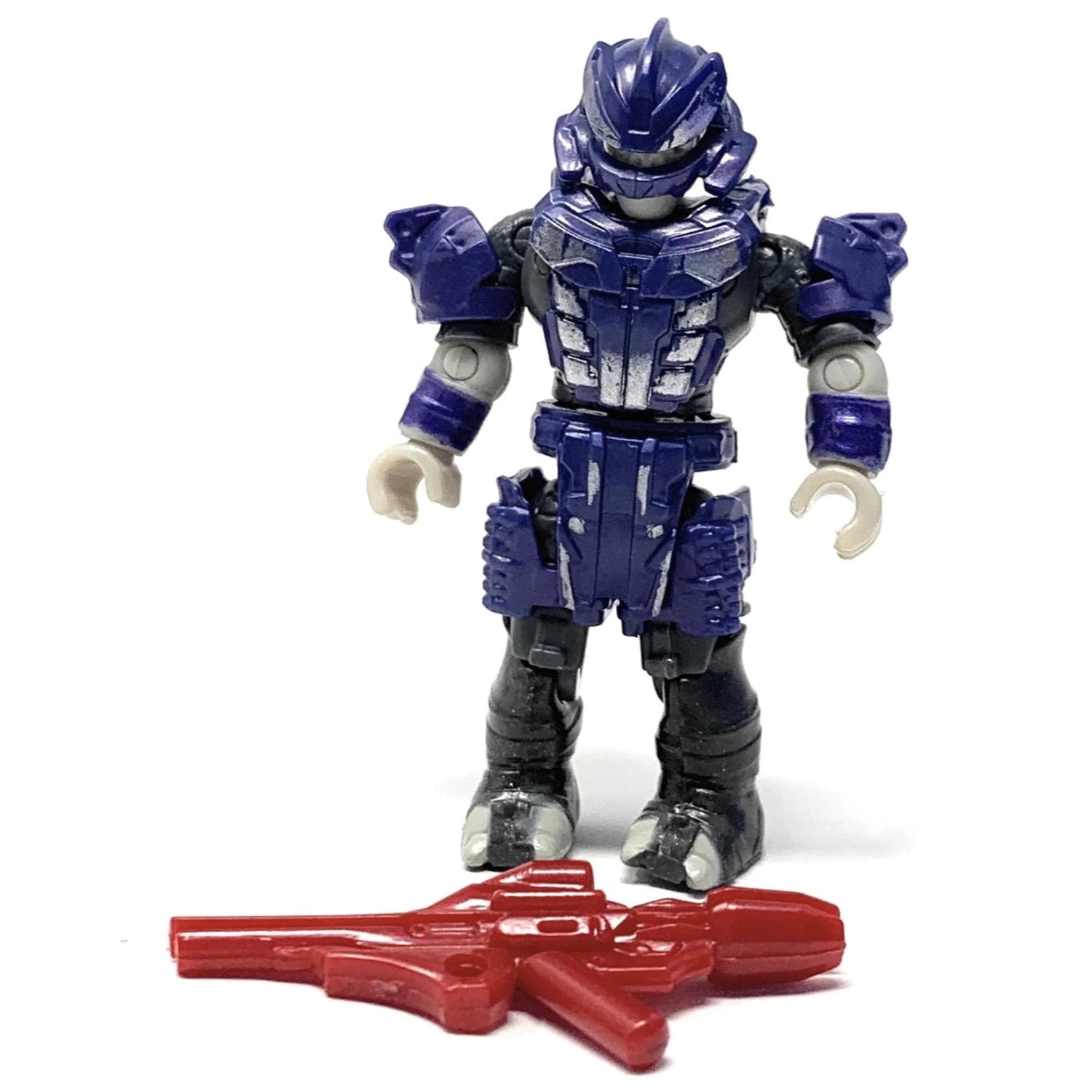 Brute Warrior (Purple Armor, Blitz) - Mega Construx Halo Micro Figure ...