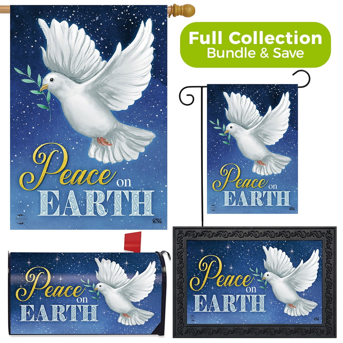 Peace On Earth Dove Christmas