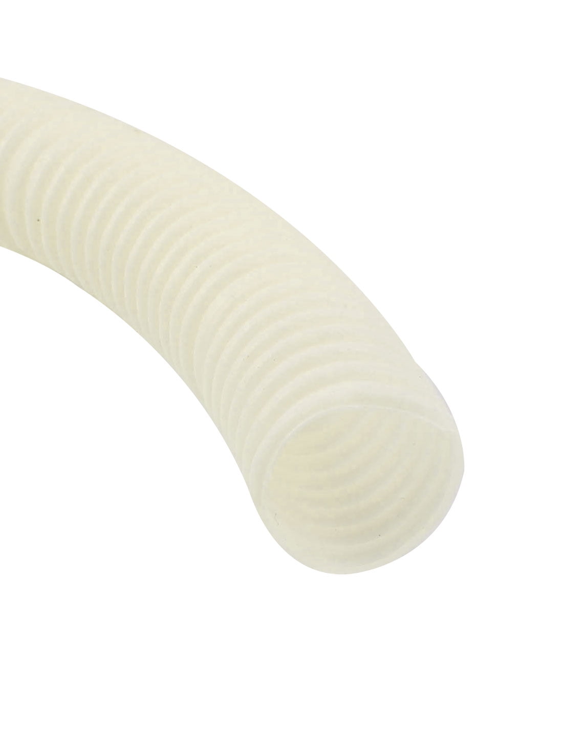 25mm OD Flexible White PVC Corrugated Wire Tubing Cable Conduit Tube ...
