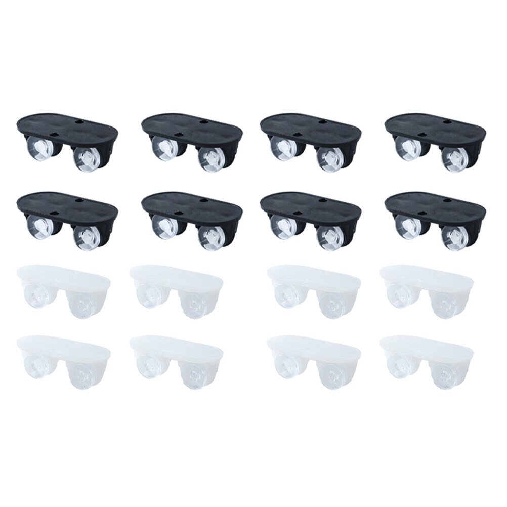 16 Pcs Self-adhesive Wheels Household Storage Box Casters Trash Bin ...