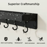 niffgaff Anti-Drop Key Holder, Wall Mount Key Rack with Hooks, Adhesive ...
