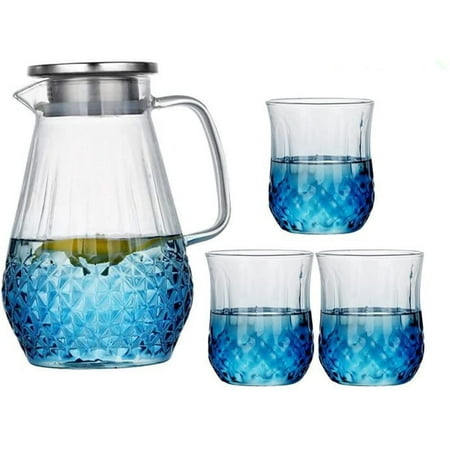 Pitcher Glass Pitcher Set Water Pot Heat Resisting Water Kettle ...