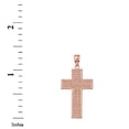 10k Rose The Lord's Prayer Our Father Cross (22 Inches) - Walmart.com