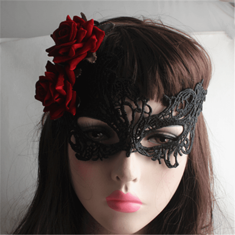 Red Female Masquerade Masks