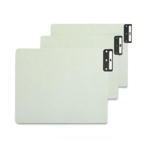 Smead 61676 Gray/Green 100% Recycled Extra Wide End Tab Pressboard ... Smead 61676 Gray/Green 100% Recycled Extra Wide End Tab Pressboard ...