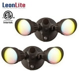 LEONLITE LED Security Light, Motion Sensor Flood Lights Outdoor, Dusk ...