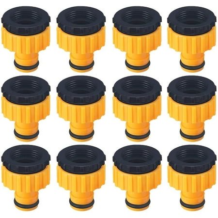 12 Pcs Garden Hose Quick Tap Connector Plastic Quick Disconnect Mixer ...