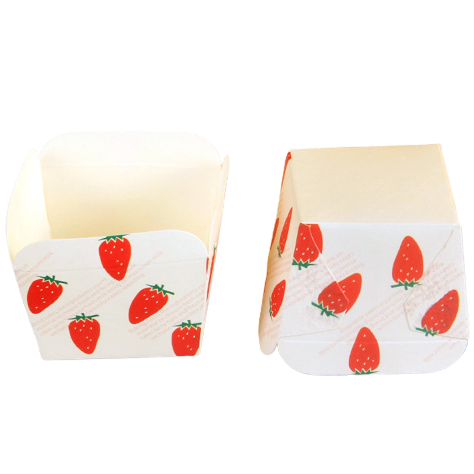 Yoone 100Pcs Disposable Oven Safe Muffin Cup Square Grease-resistant ...