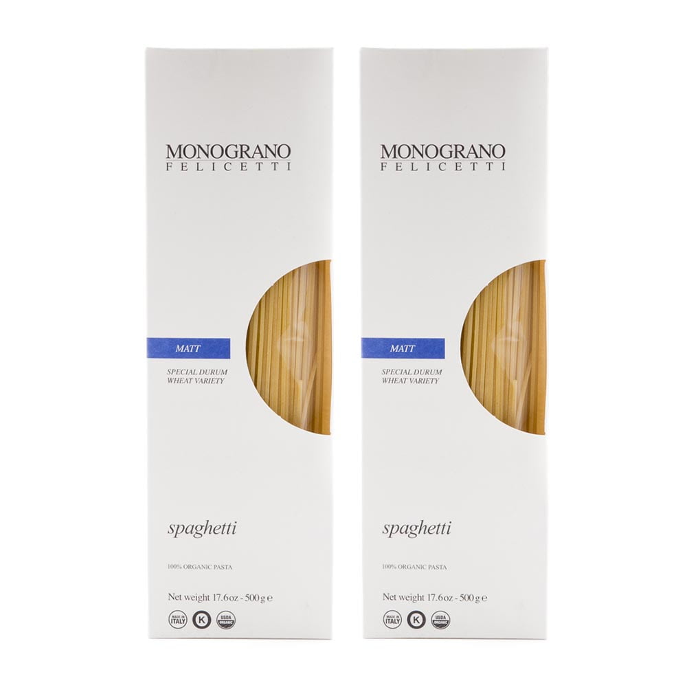 Monograno Felicetti Bio-Organic Italian Spaghetti Matt Pasta 17.6oz ...