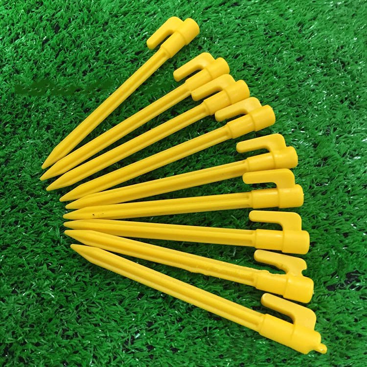 Shatex 12pack 5.7inch Sturdy Plastic Garden Stakes Yellow - Walmart.com ...