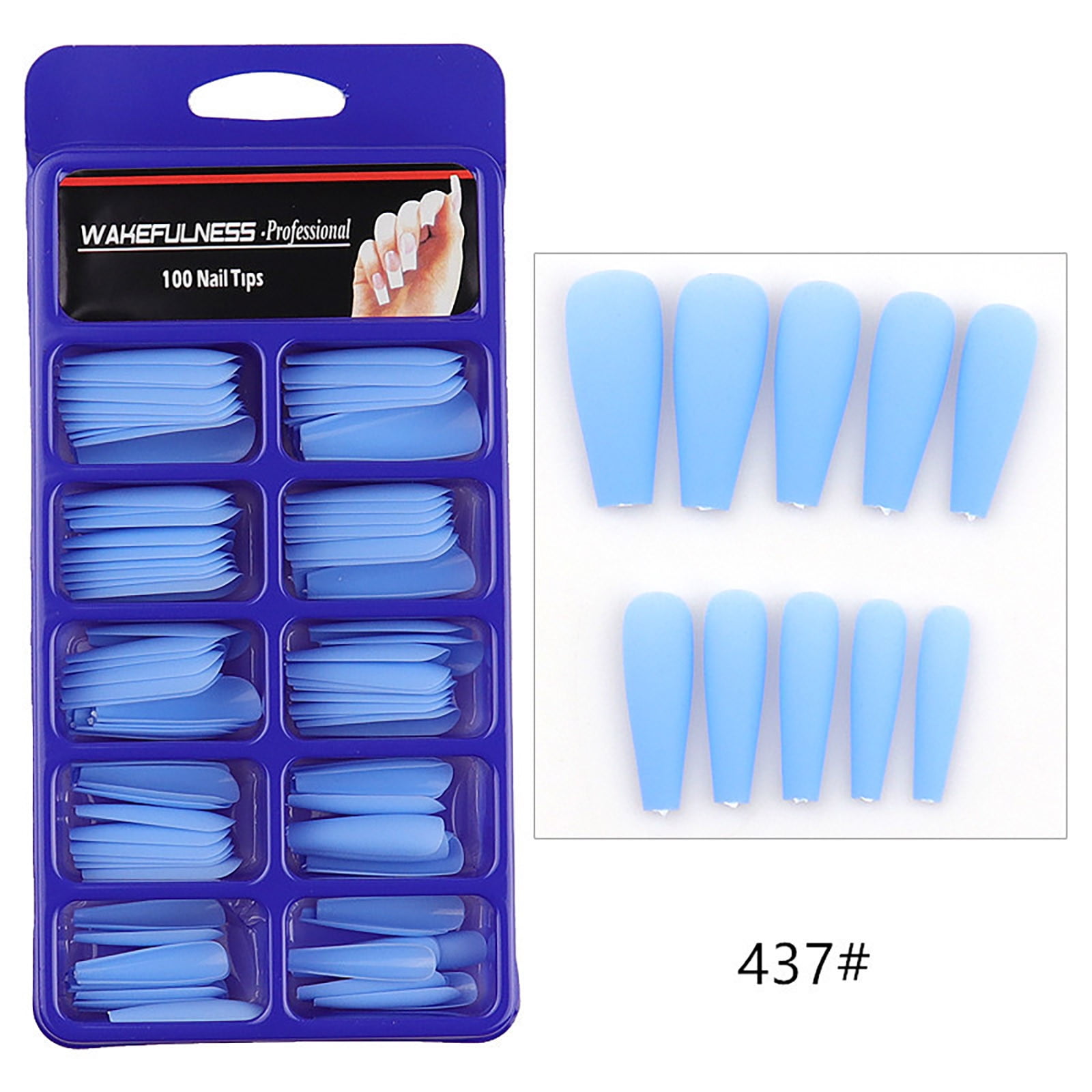 Click here for Topllc False Nail 100pc Of Matte Fake Nails Long N... prices