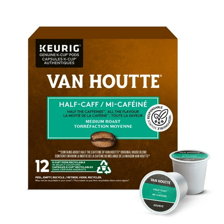 Van Houtte Half Caff K-Cup Coffee Pods, 12 Count For Keurig Coffee Makers - Walmart.ca